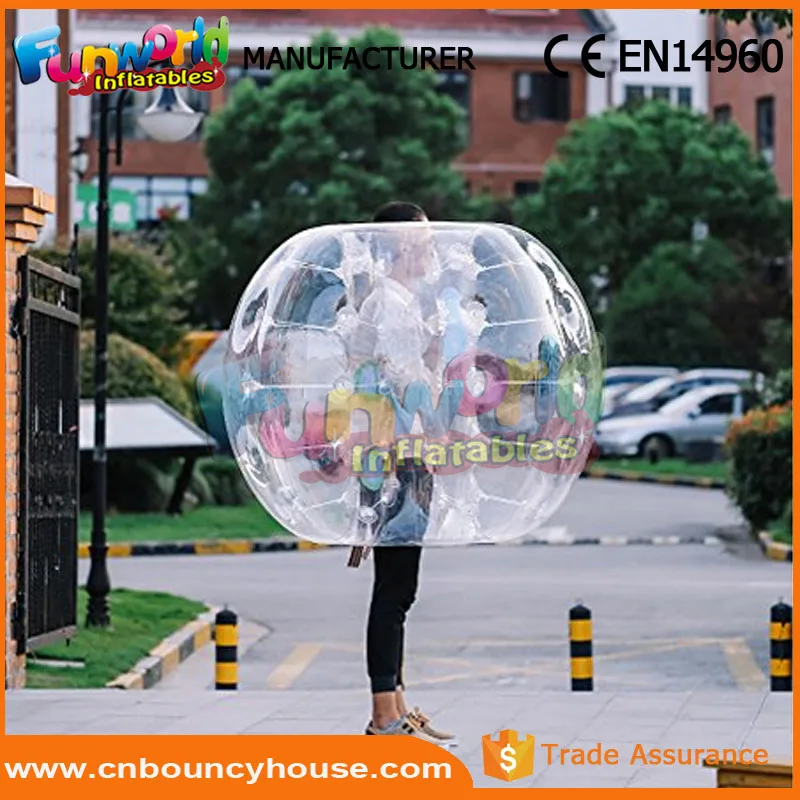 Popular Human Body Zorb Ball Bubble Suit Inflatable Bumper Ball - Buy ...