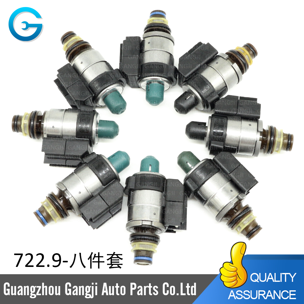 722.9 7-speed Automatic Transmission Solenoid Kit 8pcs For Mercedes ...