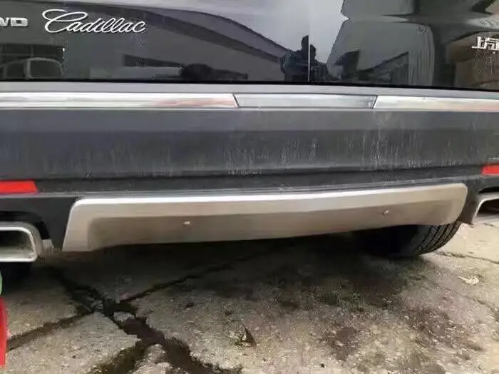 Body Kit Steel Front And Rear Bumper Guard Front Bull Bar For Cadillac ...