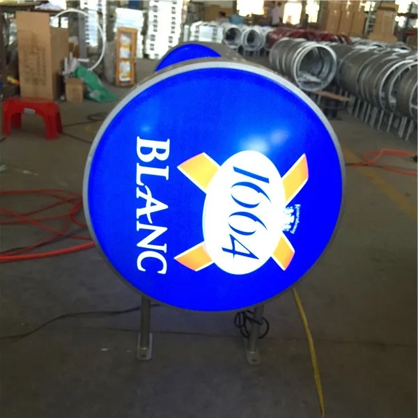 Customized Acrylic Round Blank Illuminated Light Box Sign - Buy ...