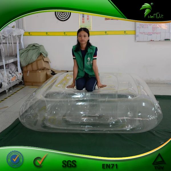 Inflatable Couch Custom Transparent Inflatable Bed Summer Pool Toy ...