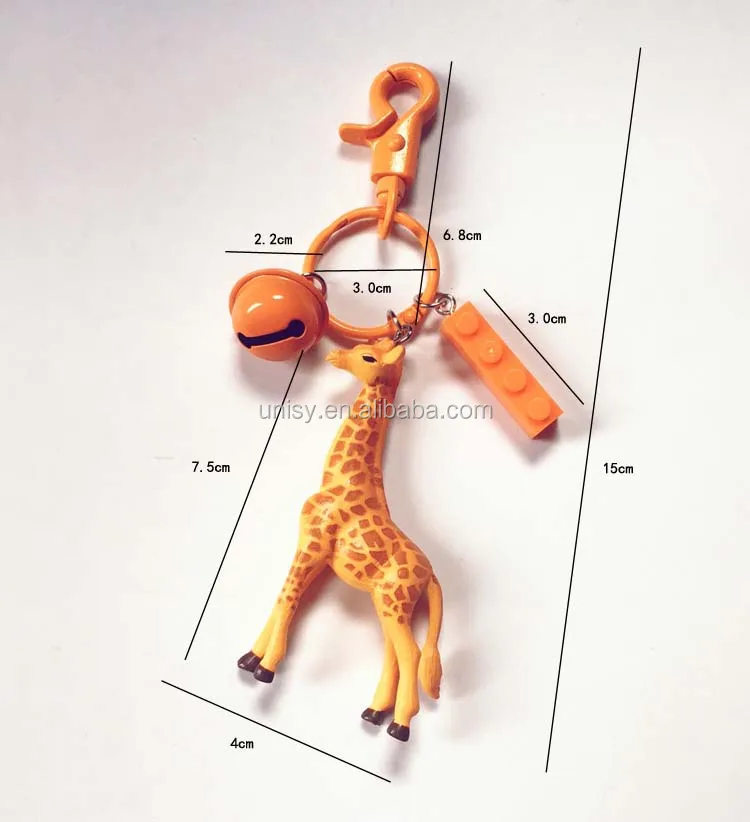 Creative Giraffe Key Chain Kangaroo Key Ring In Stock - Buy Giraffe ...