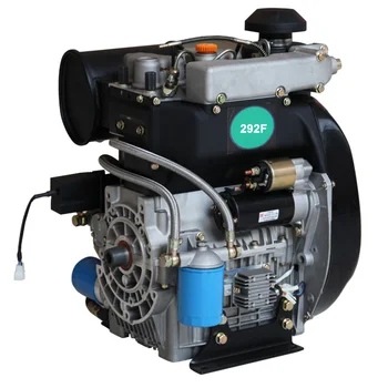 20hp 292f Two Cylinder 4-stroke Air Cooled Electric Start Diesel Engine ...
