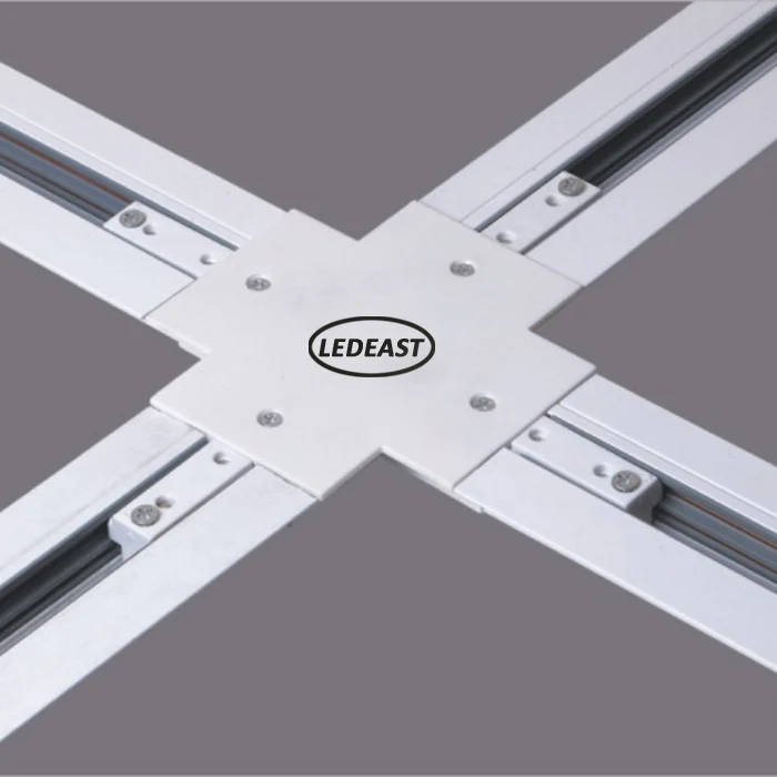 Recessed H Type Track Rail System Single Circuit 3wires Aluminium Track ...