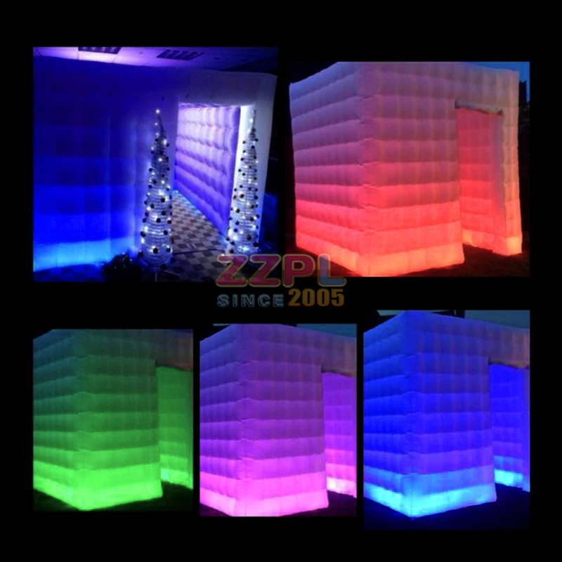 Led Lighting Inflatable Backdrop,Inflatable Photo Booth Wall For Sale ...