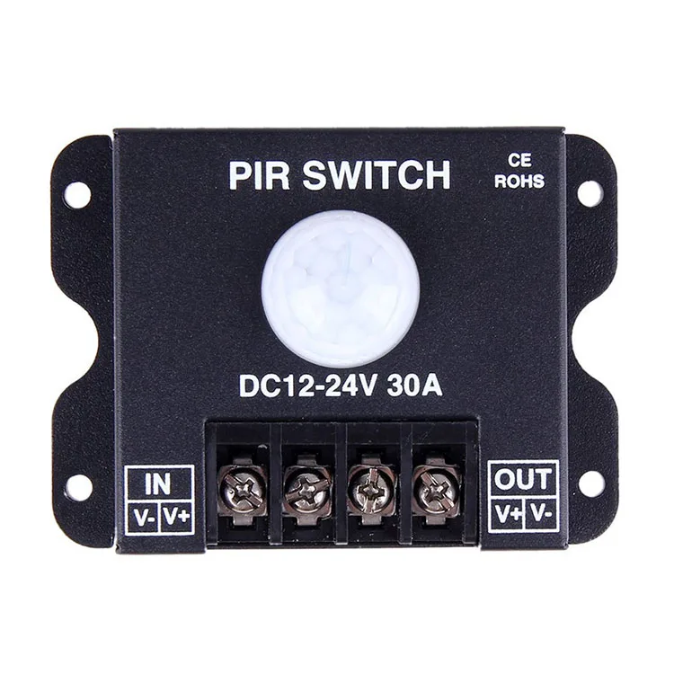12 Volt Automatic Light Switch LED Sensor Switch Timer Delay