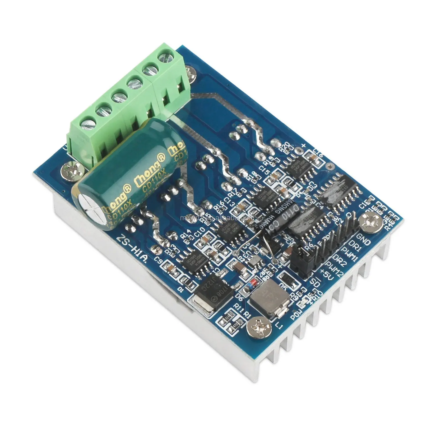 DC Brush Motor Controller - High Power Dual H-Bridge Drive