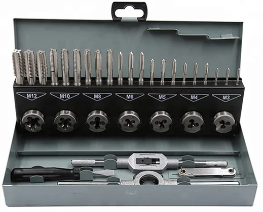 32pcs Metric,Fine Thread Tap And Die Set Hss Steel Tap Handle/ Die M2 Tap And Die - Buy 32 Pcs ...