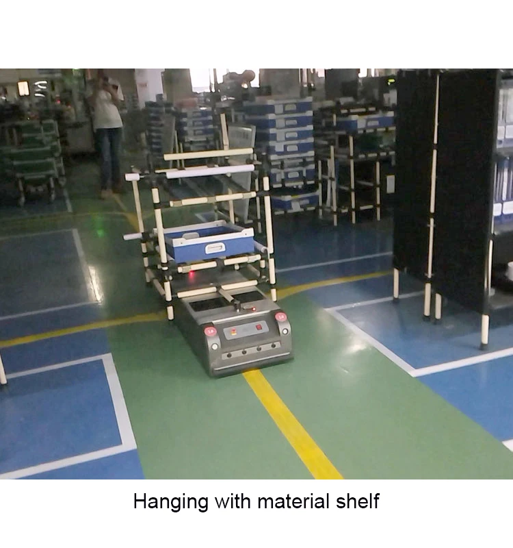 Automated guided vehicle AGV for big factory internal goods transport ...