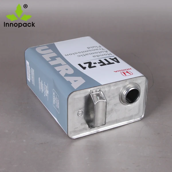 1 Pint Metal F-style Tin Can,500ml Square Tin Can With Screw Top - Buy ...