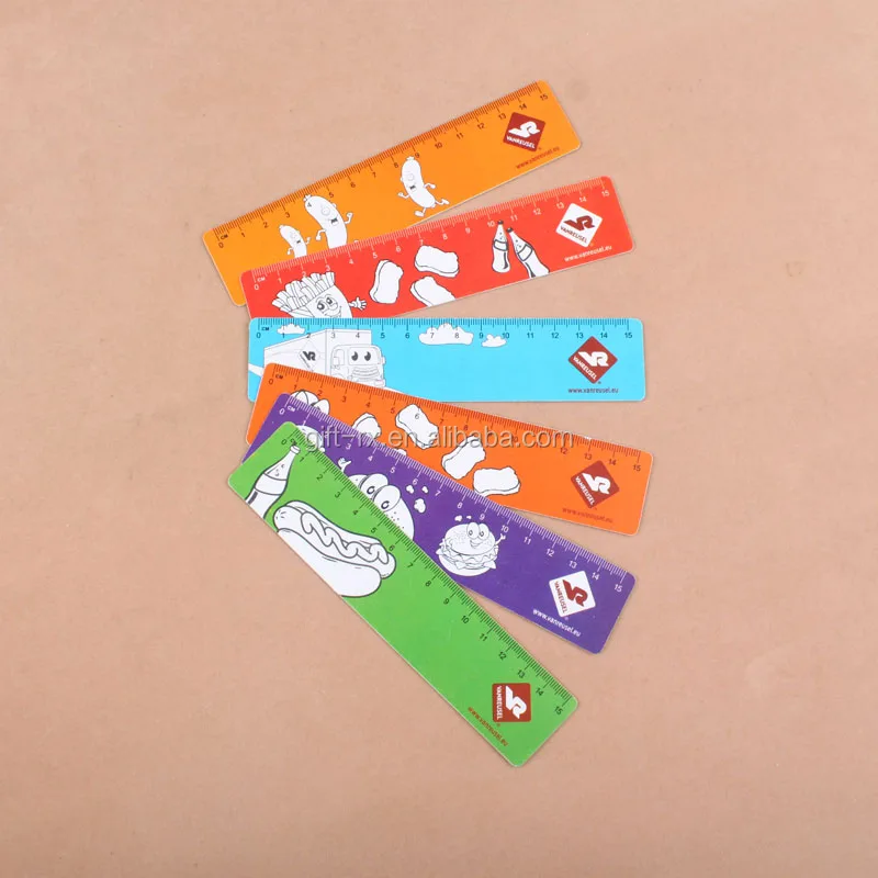 Colorful Straight Ruler Customized Kids Ruler Pp Material Animal ...