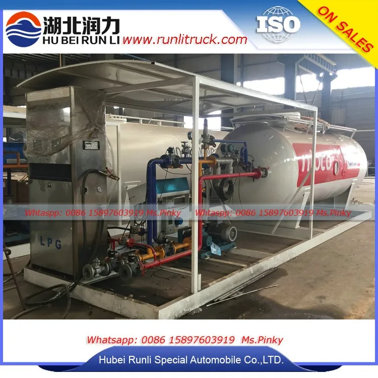 Lpg Gas Cylinder Filling Station With Mobile Lpg Filling Machine For ...