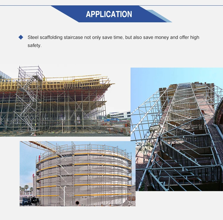 Galvanized Scaffolding Step Ladder For Building Construction - Buy ...