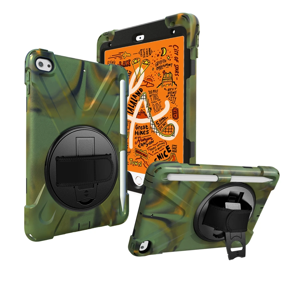 Camouflage Silicone Pc For Ipad Case Mini 4 5 Pro 9.7 10.5 Inch ...