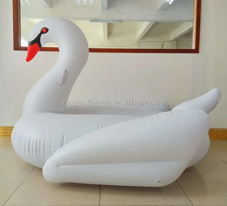 Low Moq Stock Giant Black Swan Plastic Swan Inflatable Floating Toy ...