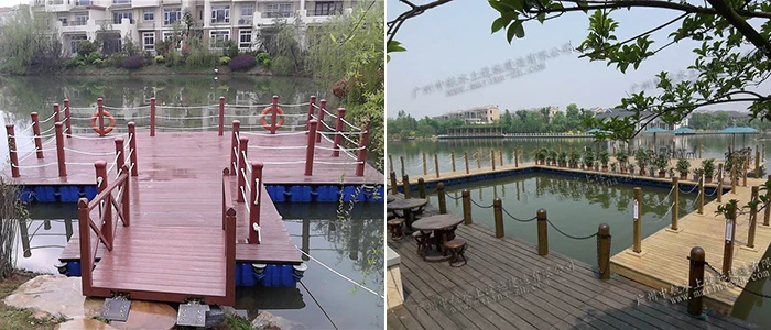 Marine Plastic Floating Water Deck Platform For Resort - Buy Floating ...