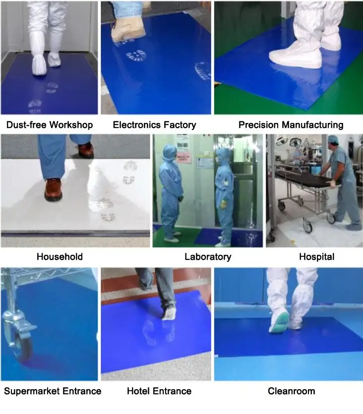 New Ldpe Adhesive Disposable Floor Antibacterial Sticky Mat - Buy New ...