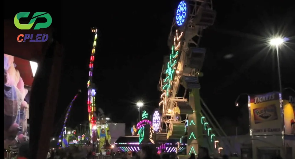 Funfair Muti-color Lights 9 Leds Smd5050 Rgb Pixel Led Lights 60mm ...