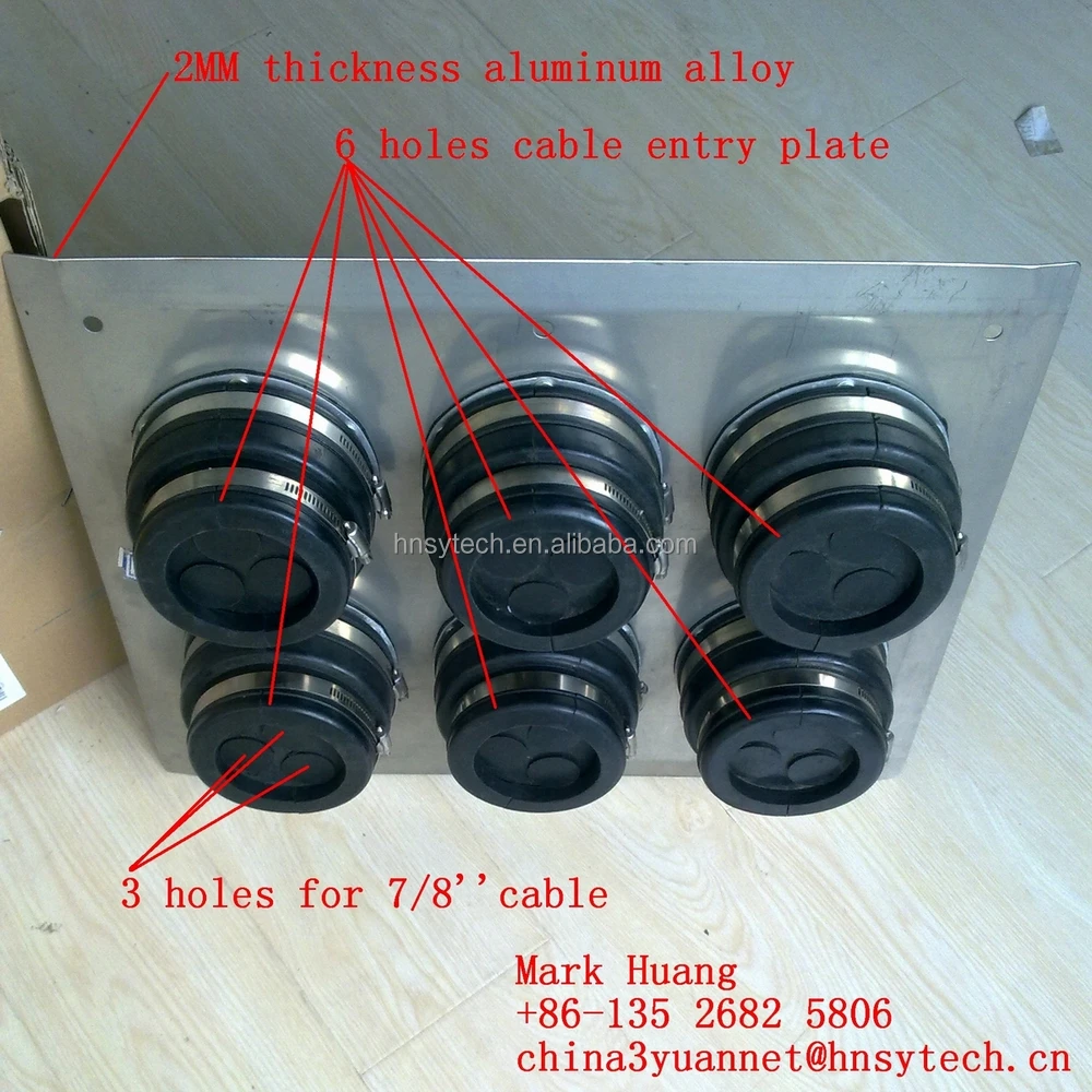 4 Holes Cable Entry Panel / Cable Entry Plate / Feeder Clamp Cable ...
