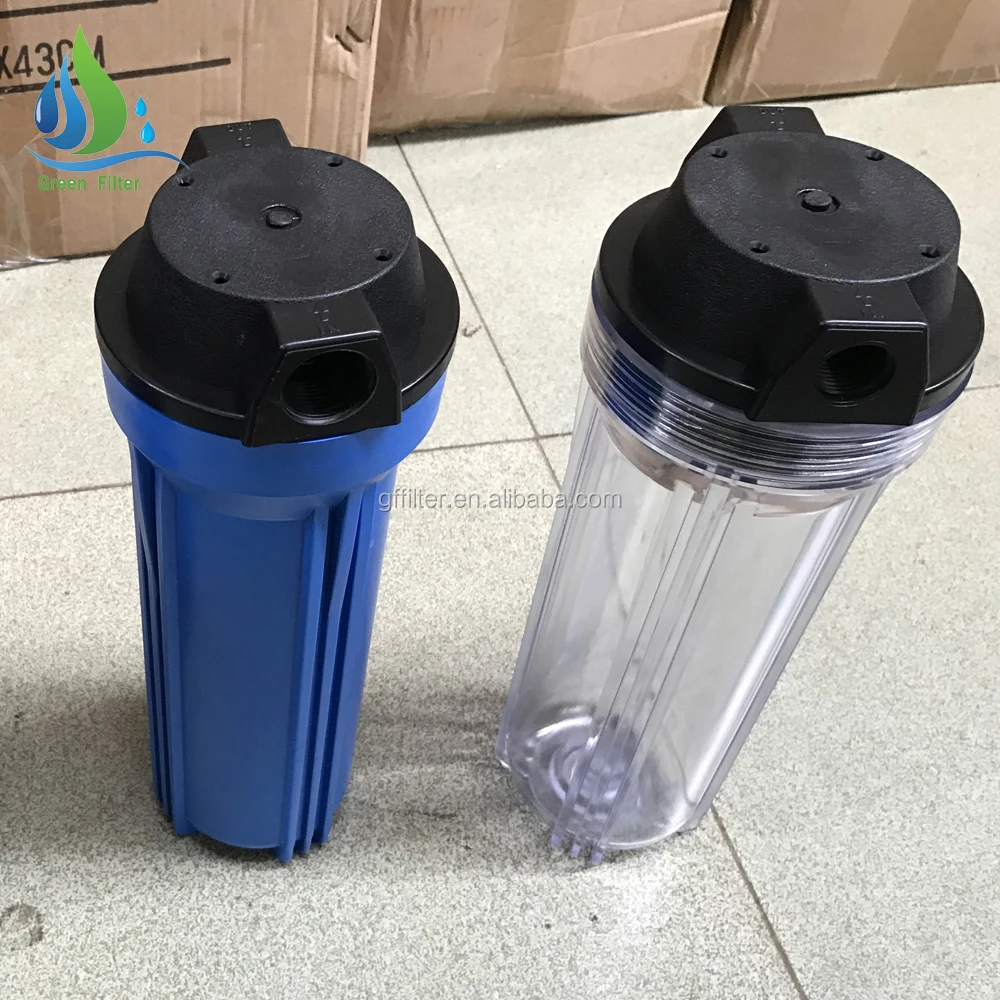 Double O-ring Plastic 20" Big Blue Filter Housing For Water Purifier ...
