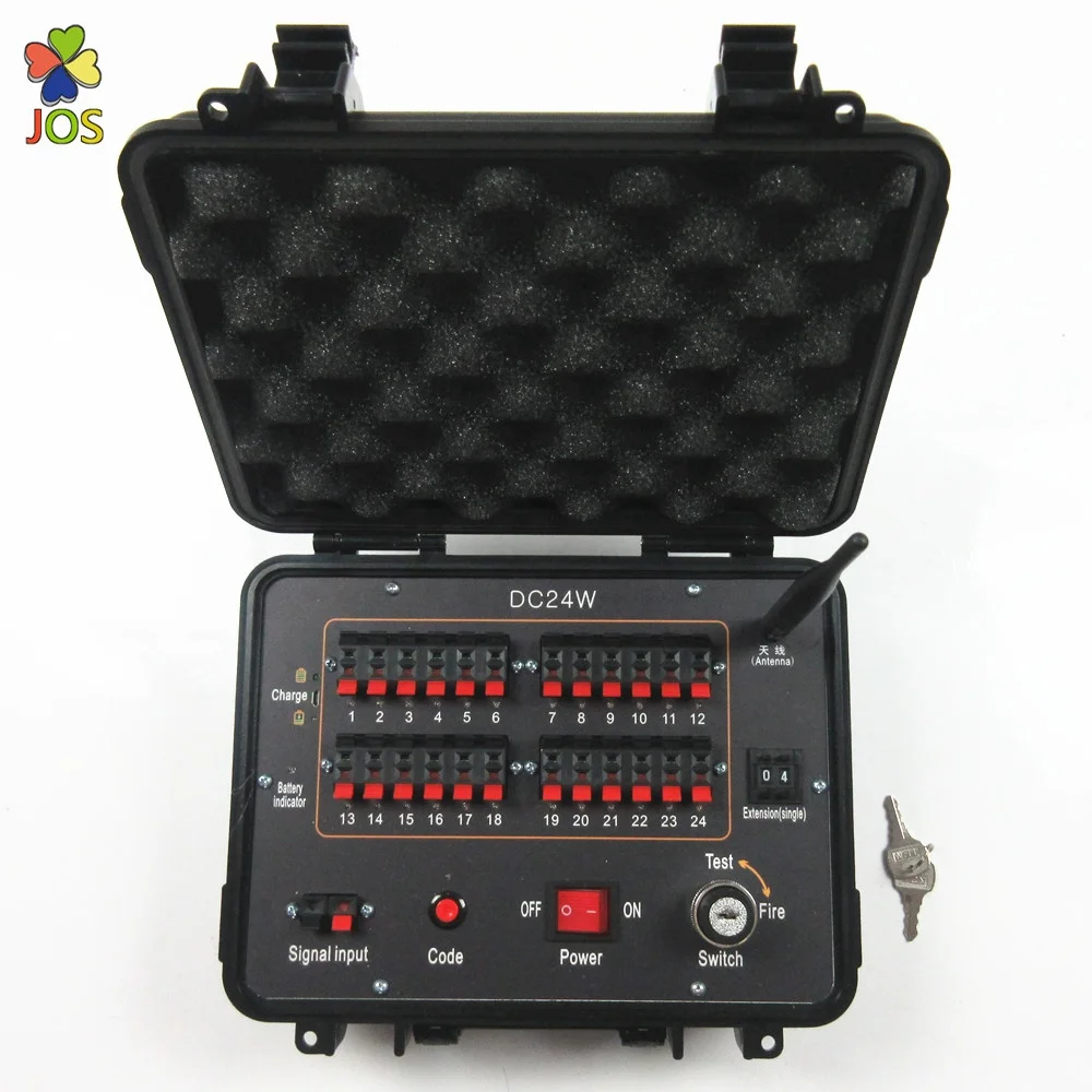 JOSDC24W 24 Channel Receive Box for Wireless Fireworks Control