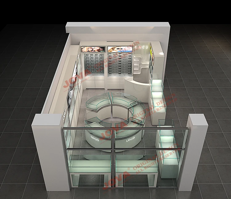 Modern New Layout Ideas Furniture Glass Showcase Display Small Optical ...