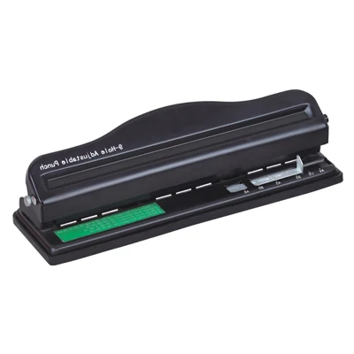 Office 9 Hole Adjustable Plastic Desk Heavy Duty Desktop Big Paper ...