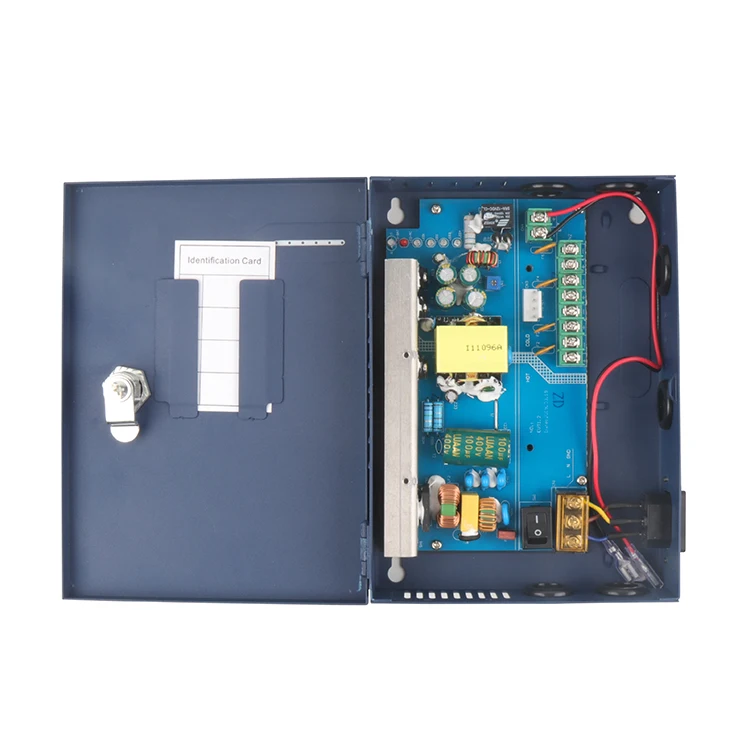 New Type Psu 4 Way Output 9ch Voltage Dc12v 8a Cctv Boxed Power Supply ...