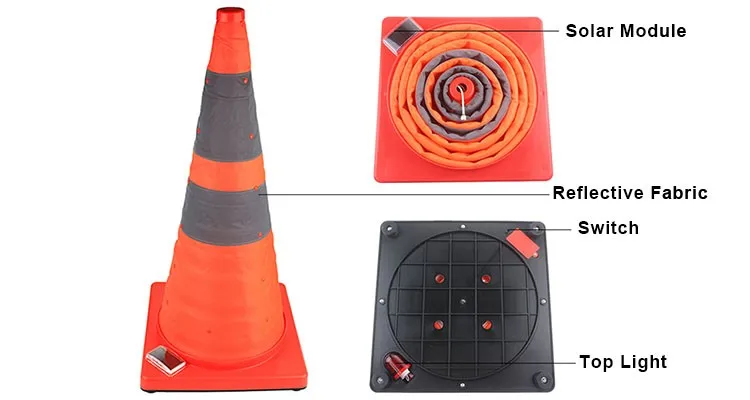 Slovakian Orange PVC Inflatable Traffic Cones - Safe & Durable