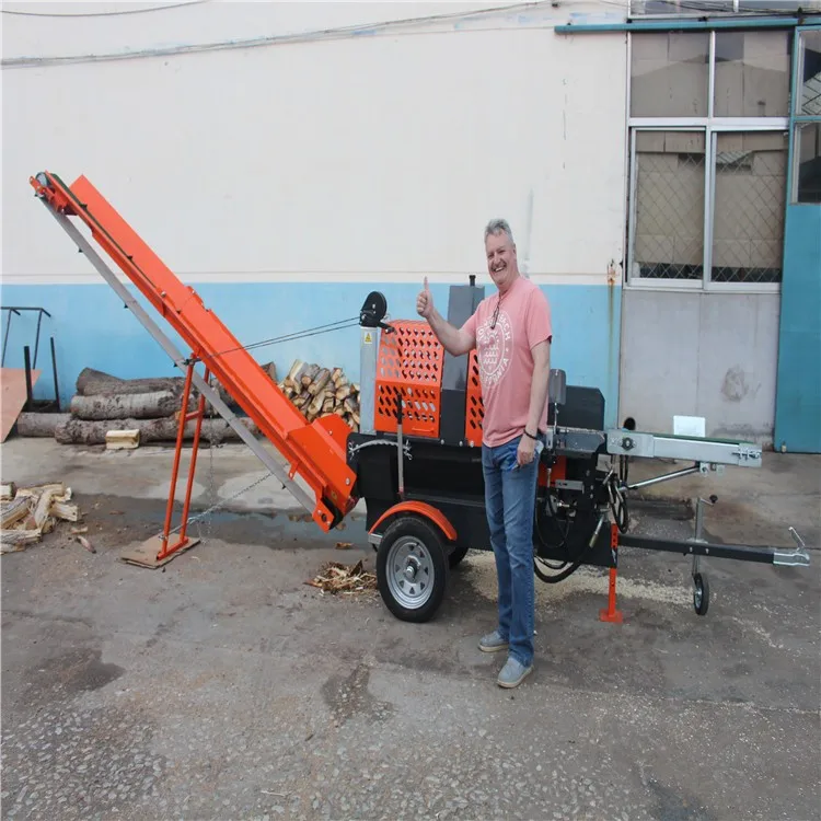 2020 Rima 27 Ton Firewood Processor Wood Processor /log Splitter With ...