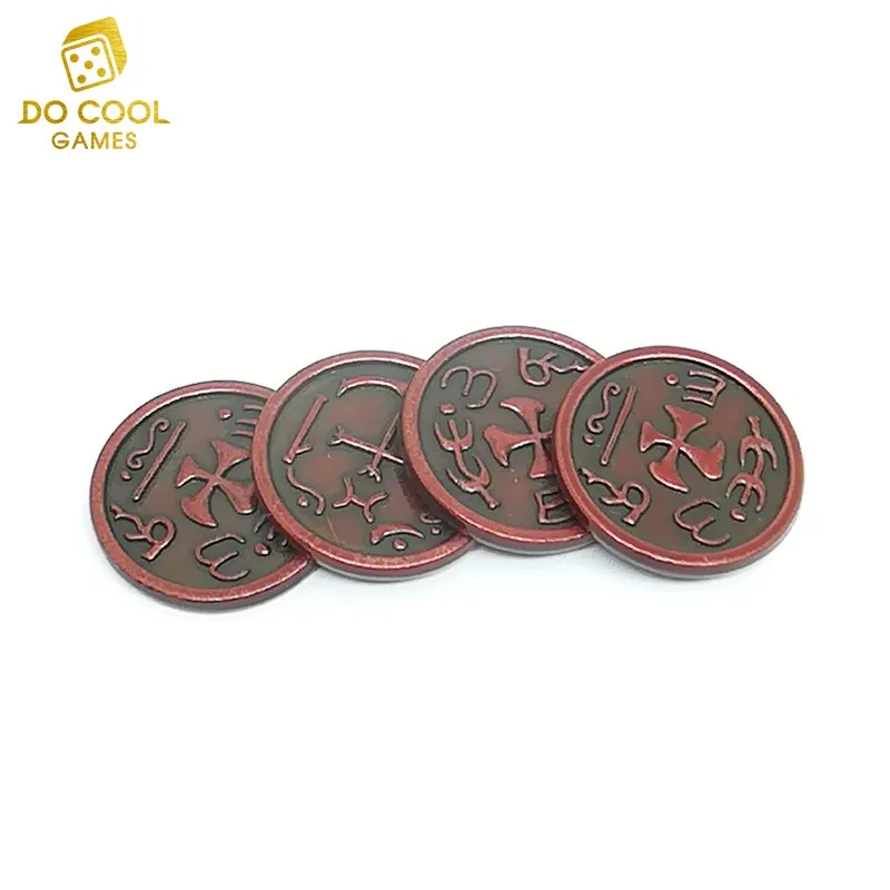 Custom Game Currencies - Metal Tokens for Board Games