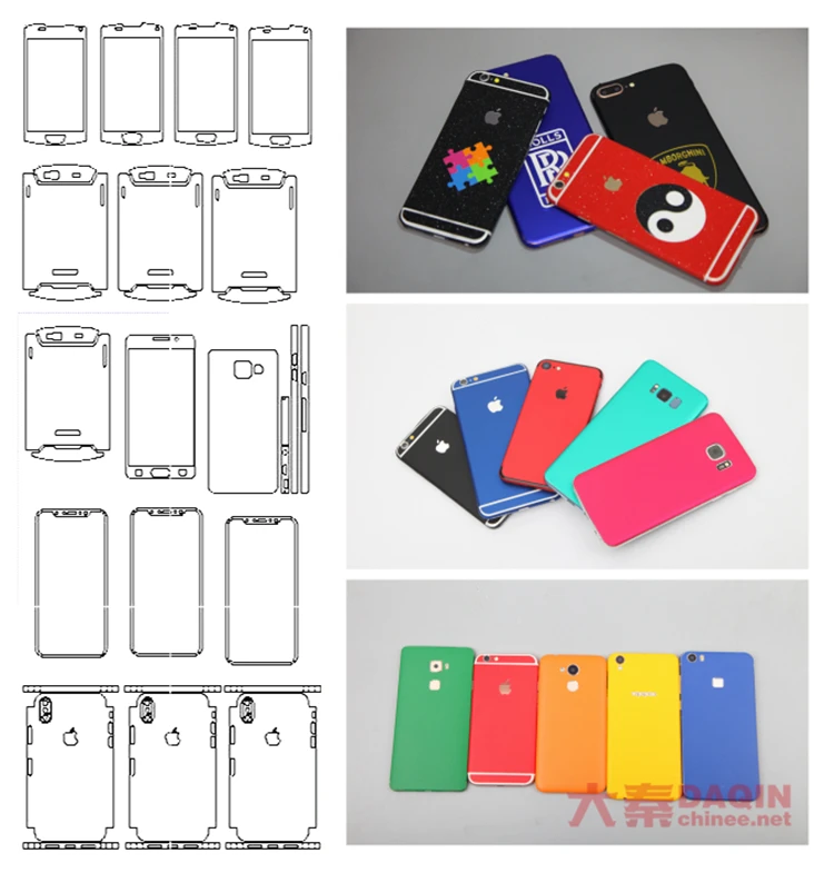 Custom Cell Phone Sticker 3d Design Software Mobile Skin Templates ...
