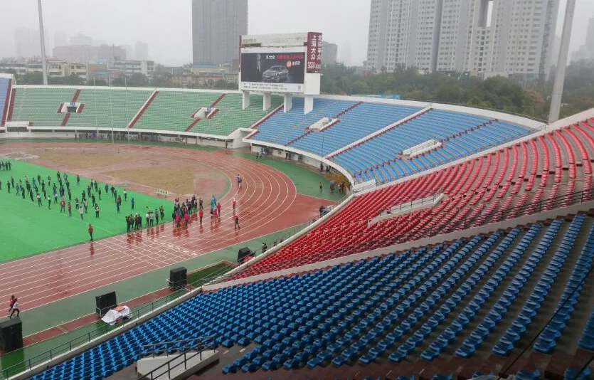 Front Mounted Folded Telescopic Bleachers - Stadium Seats