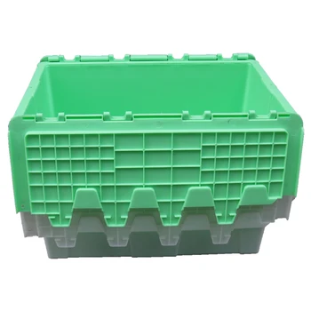 30kgs Nestable & Stackable Plastic Storage Boxes With Sliding Lid - Buy ...