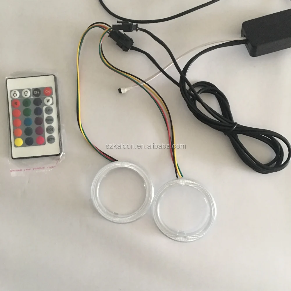 Rgb Halo Rings 90mm Universal Car Cob Led Angel Eyes 90mm - Buy Rgb ...