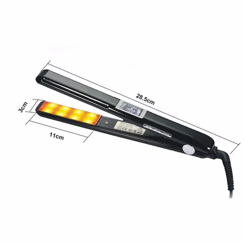 No Heat Brazilian Flat Iron - Infrared Ultrasonic Hair Treatment