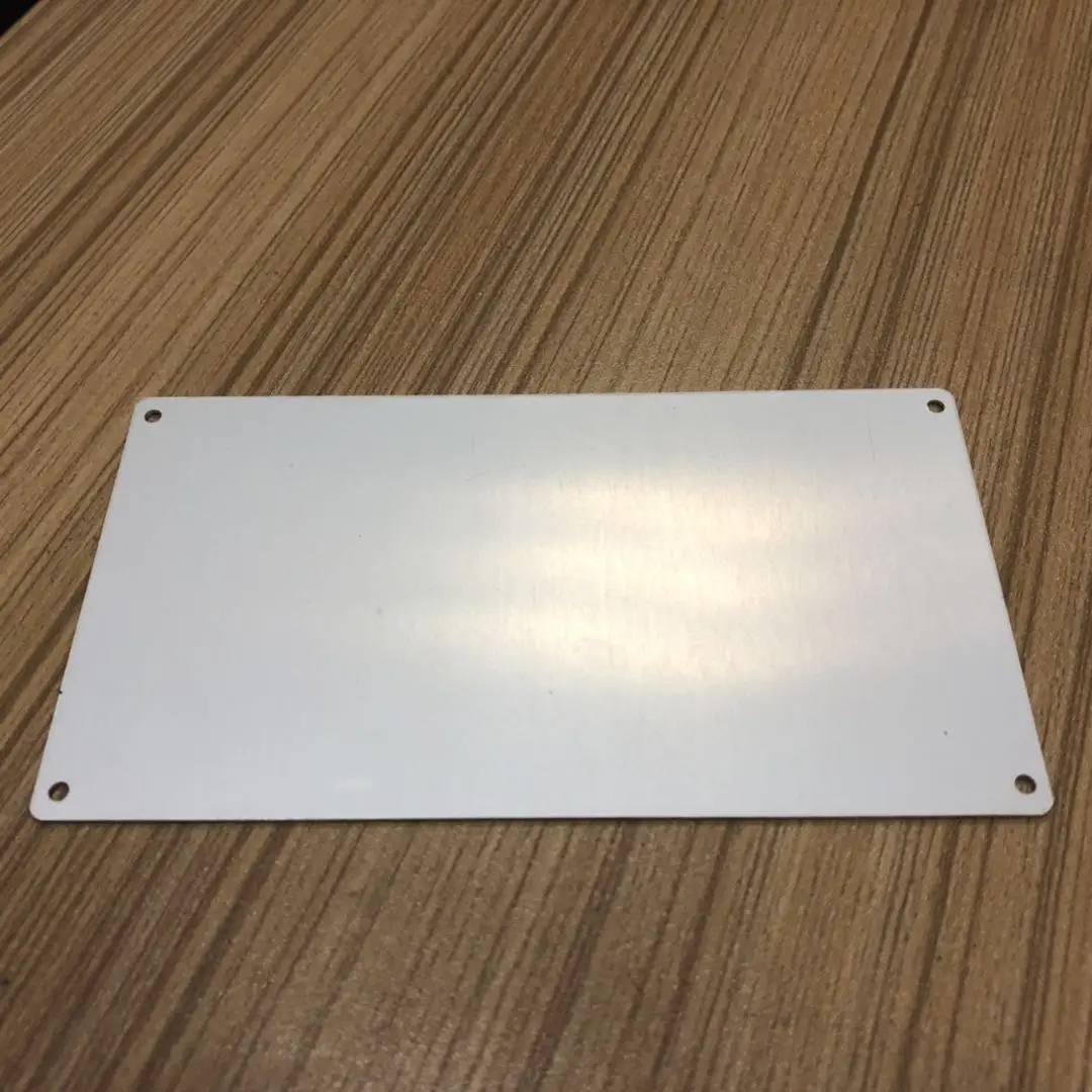 Customizable Anodized Aluminium Nameplates for Laser Engraving
