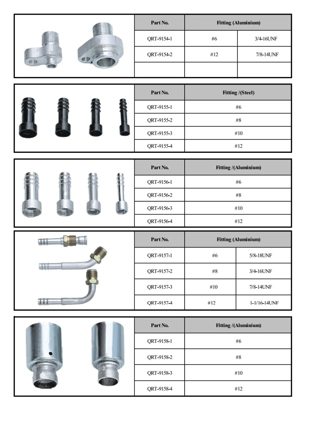 Al & Steel Fittings / Al Fittings/ Auto Air Conditioning Hose Fittings ...