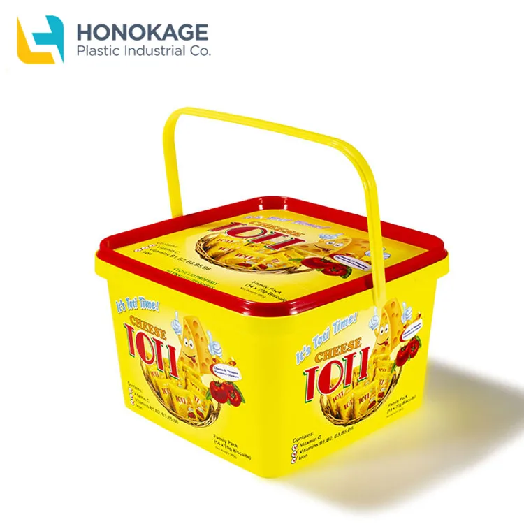 Customized 2.5L PP Biscuit Containers for Cookie Packaging