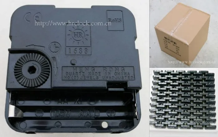 Quartz Wall Clock Movement Mechanism - Reliable Battery Clock Motor, CE ...