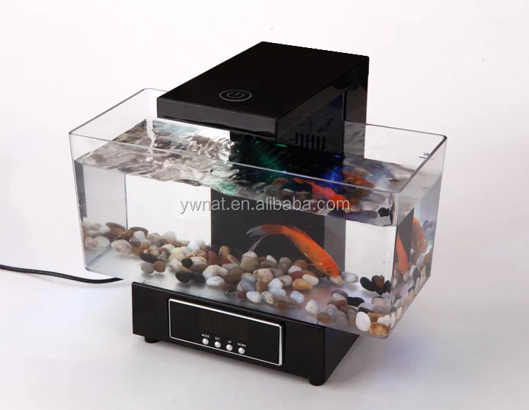 Multifunctional Led Usb Desktop Aquarium Mini Aquariums Fish Tank With ...