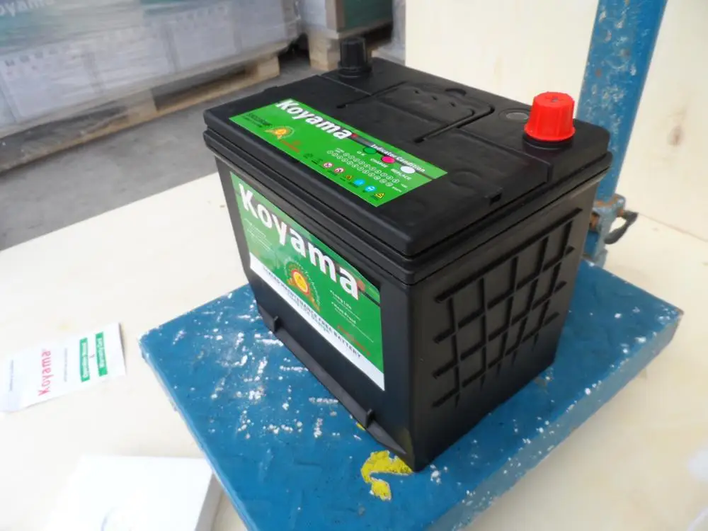 Jis Standard Battery 55d23r Maintenance Free Car Battery 12v60ah - Buy ...