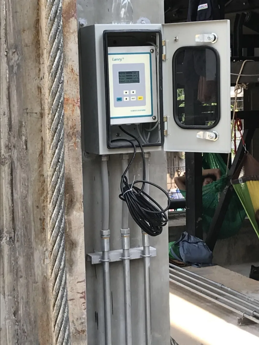 Portable Open Channel Ultrasonic Flow Meter for Stream River(id ...