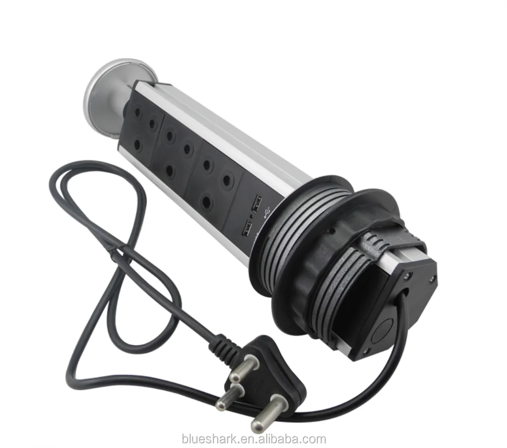 South Africa Round 3 Pin Power Plug Kitchen Pop Up Socket / Pop Up ...