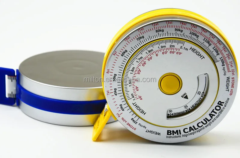 1.5m Color Tape Aluminum Bmi Measure Tape Bmi Body Tape Bmi Calculator ...