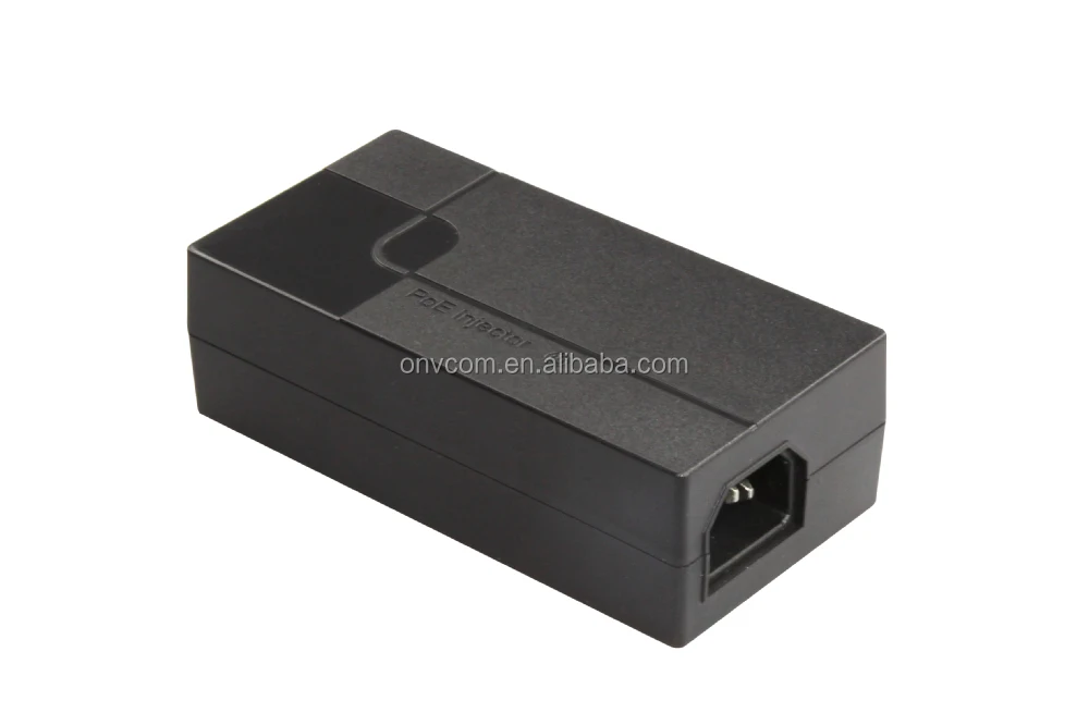 10/100m Ac Poe Injector 48v Power Supply 15.4w Power - Buy Poe Injector ...