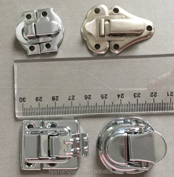 Secure Your Jewelry with Nickel Color Box Locks - FS1051