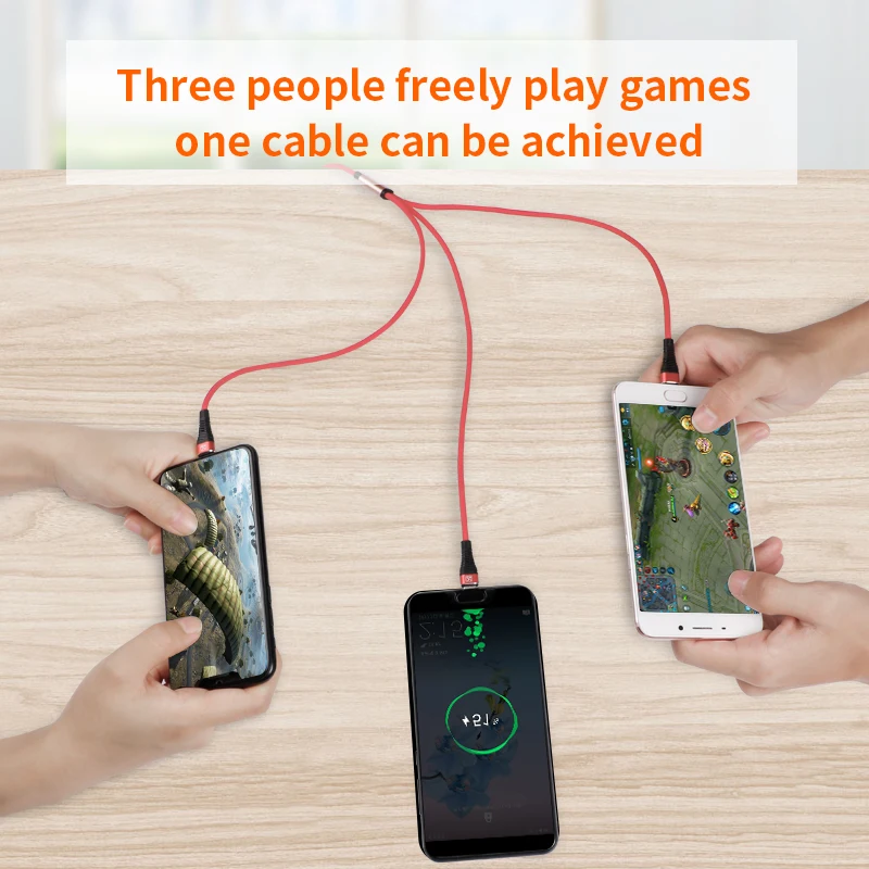 3 In 1 Cell Phone Type C Fast Charging Cords Usb Cable For Apple - Buy ...