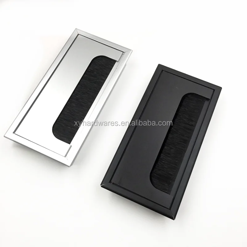 Aluminum Alloy Drywall Wire Table Square Cable Grommet