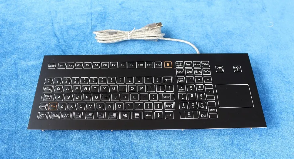 108 Keys Standard Industry Polyester Membrane Numeric Wired Touchpad ...